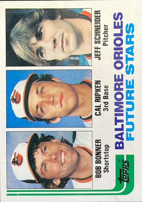 1982 Topps #21 Orioles Future Stars (Bob Bonner / Cal Ripken / Jeff ...