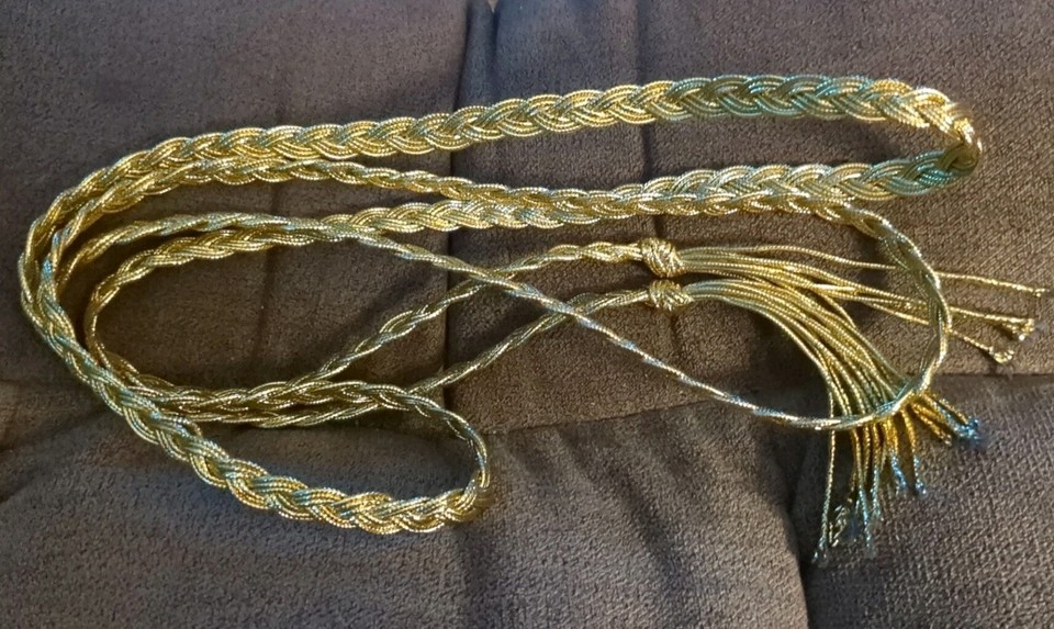 Wonder Woman Halloween Costume Belt 70" Long Golden Rope LASSO OF TRUTH ...