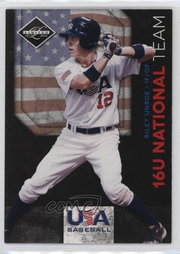 2011 Panini Limited - USA Baseball 2011 National Teams Riley Unroe #61 ...