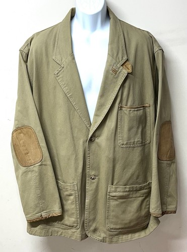 Orvis Mens XL Safari Fishing Zambezi 2 Button Elbow Patch Sport Coat | eBay