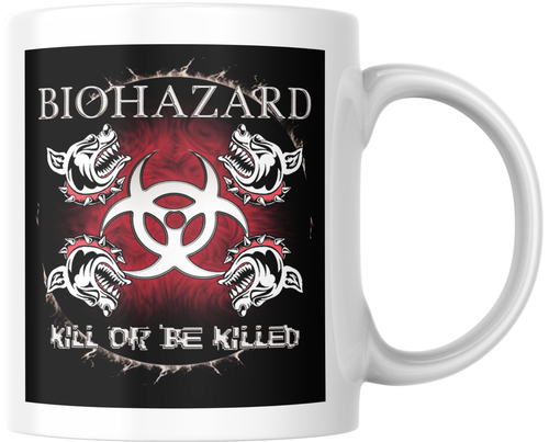 Biohazard 11oz Ceramic Coffee, Tea, Mug Music, Birthday Gift - Novelty ...