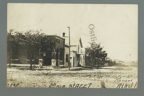 Athol KANSAS RP1909 MAIN STREET nr Smith Center Phillipsburg Osborne ...