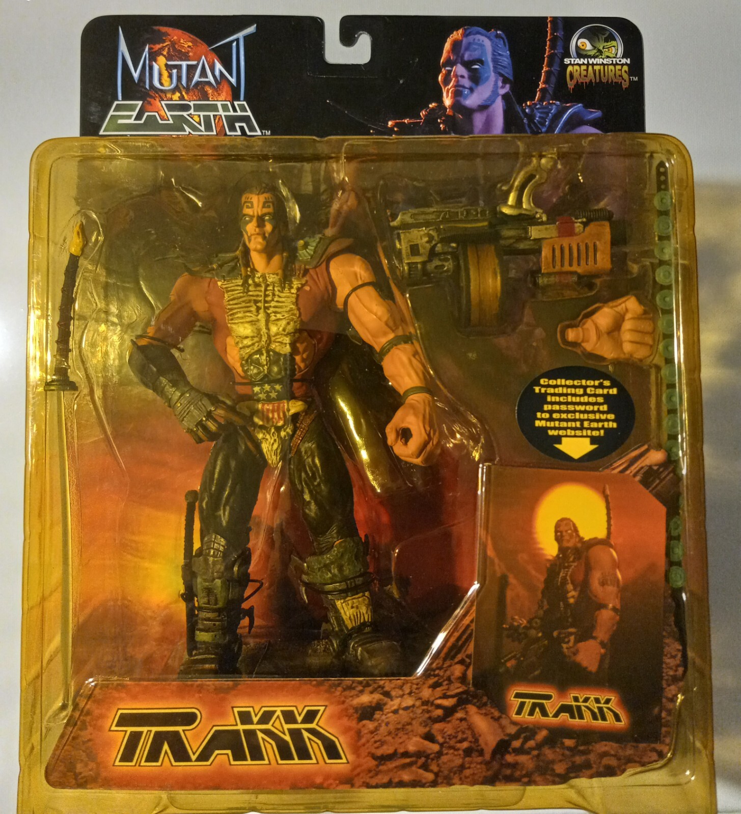 Mutant Earth Trakk Action Figure Stan Winston Creatures NEW factory ...