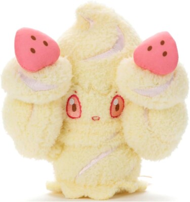 Pokemon Pokepiece Plush Peaceful Mawhip Alcremie | eBay