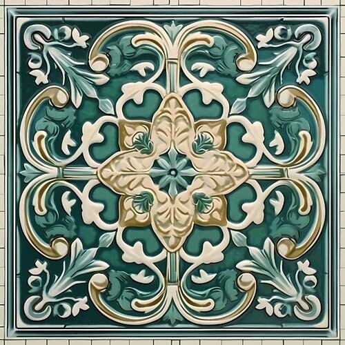 20x Vintage Italian Peel and Stick Tiles Sticker Bathroom Kitchen Self ...