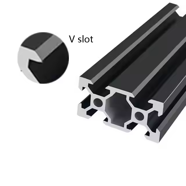 5PCS 2040 Aluminum Extrusion Profile V Slot Linear Rail EU Standard 200 ...
