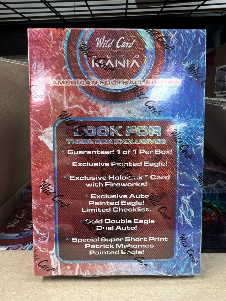 2024 Wild Card Auto Mania American Football Edition Jumbo Box | eBay