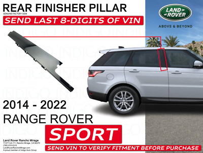 GENUINE LAND ROVER FINISHER PILLAR REAR DOOR RANGE ROVER SPORT 14 ON RH ...