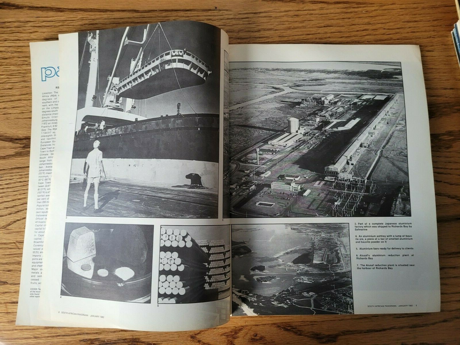 Vintage SOUTH AFRICAN PANORAMA MAGAZINE Jan. 1982, Bratina & endangered ...