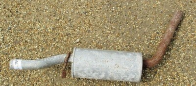 154-749 New Bosal Rear Tail Silencer Pipe Exhaust Fits Ford Sierra 2.3 ...