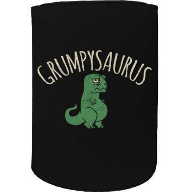 Stubby Holder - Grumpysaurus Dinosaur Rex - Funny Novelty Christmas ...