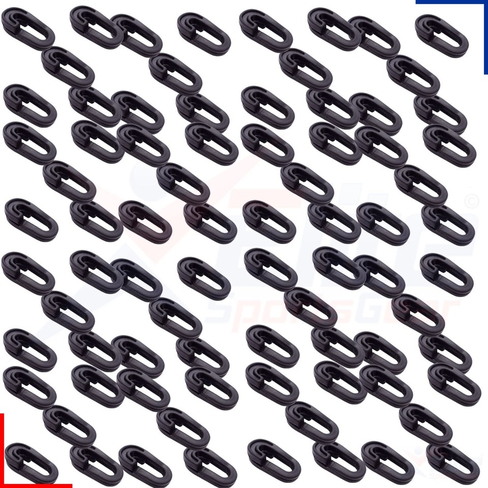 4.99 NEW pack of 40 Fast clips Football /Sports Goal Net Clips red ...