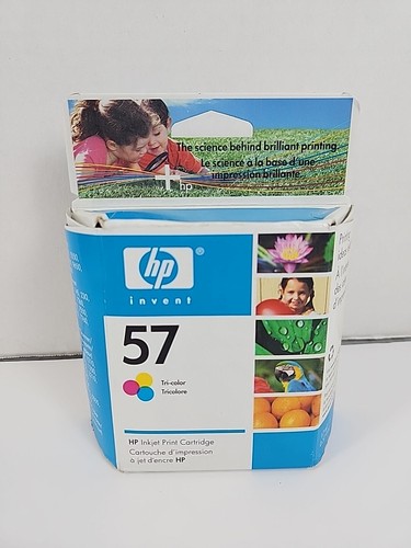 Genuine OEM HP 57 C6657AN Tri-Color Inkjet Ink Print Cartridge Exp 9/ ...