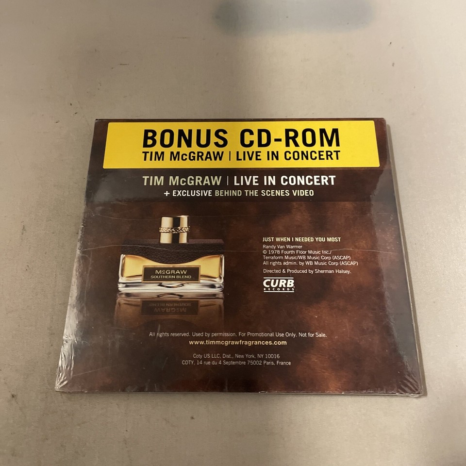 Tim McGraw: Live In Concert + Exclusive Behind The Scenes Video Limited ...