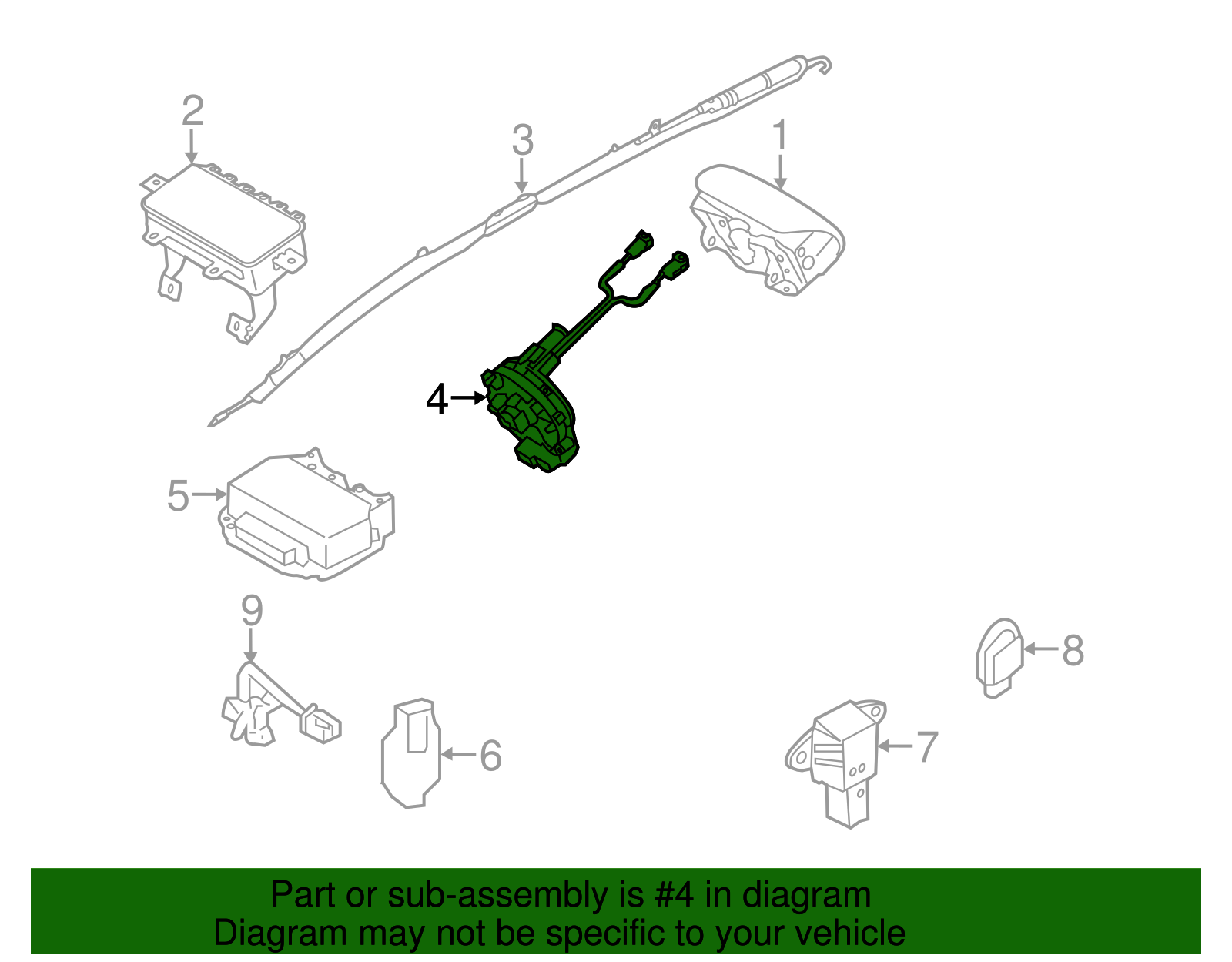 Kia 934903R120 Genuine OEM Factory Original Clockspring for sale online ...
