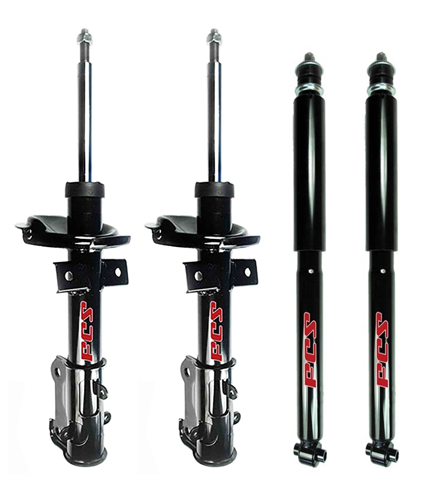 FCS Front Struts and Rear Shock Absorbers Kit For Ford Mustang Base GT ...