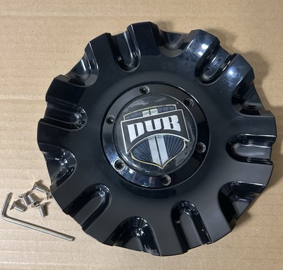DUB Gloss Black Center Cap 6-15/16"OD Push-Thru Open-End, Closed-End ...