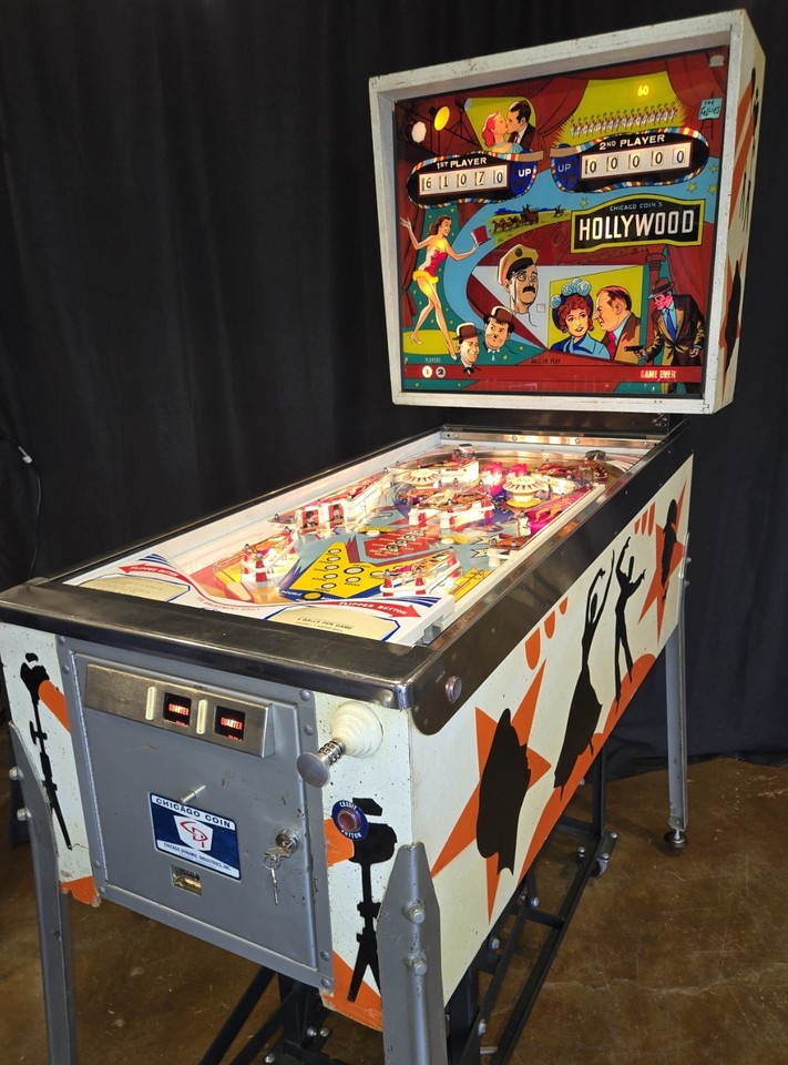Refurbished Hollywood Pinball Machine (Chicago Coin) 1976 | eBay