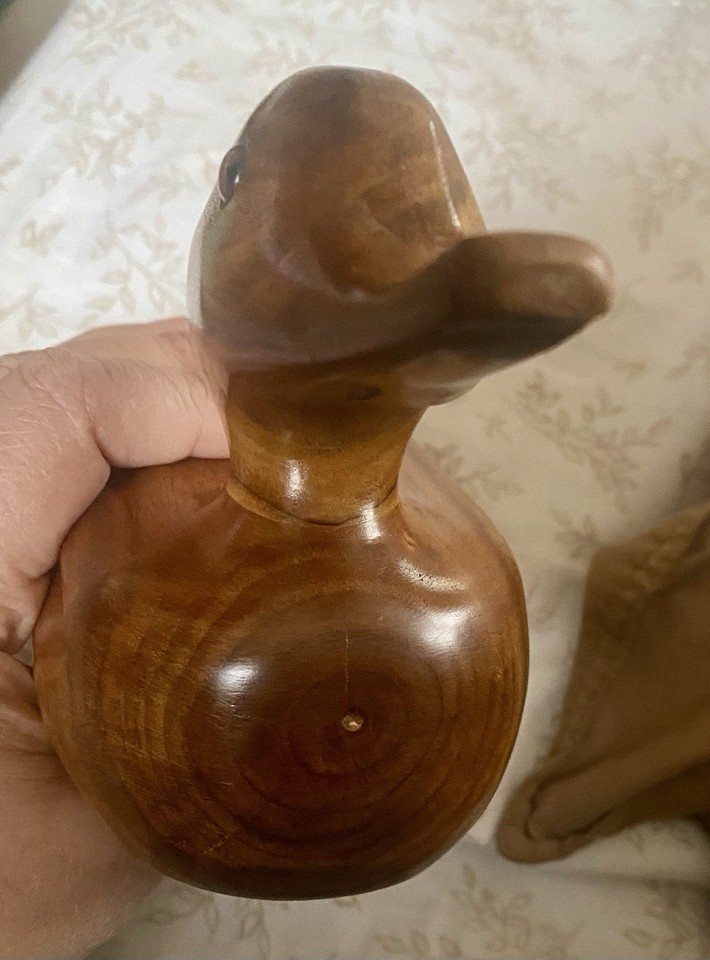 Jake Froese Walnut Duck Decoy Handmade In Remer, MN | eBay