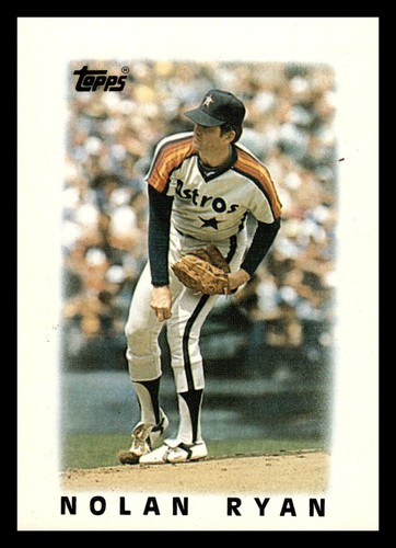 1986 Topps Major League Leaders Minis #43 Nolan Ryan | eBay