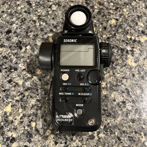 SEKONIC L-758DR DigitalMaster Light Meter Barely Used With RT-32 ...