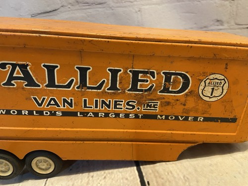 Vintage Tonka Allied Van Lines Moving Trailer Pressed Steel | eBay