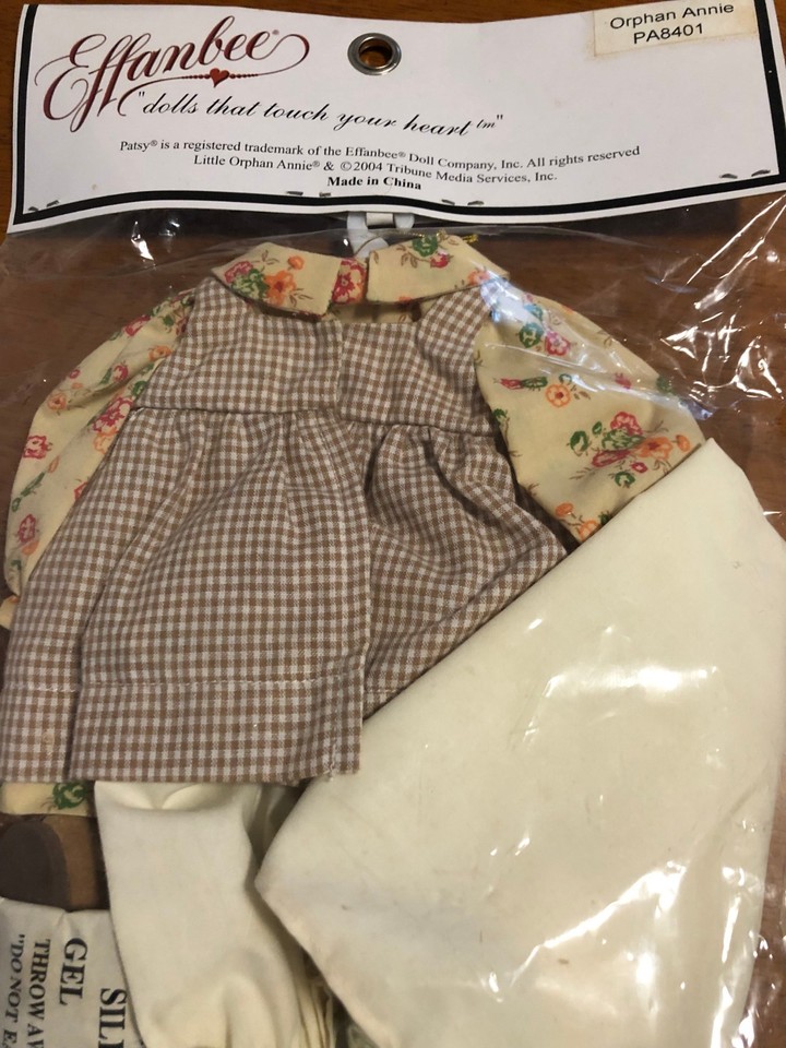 ORPHAN ANNIE COSTUME FIT14'' PATSY NOT OPENED ORIGINAL | eBay Australia