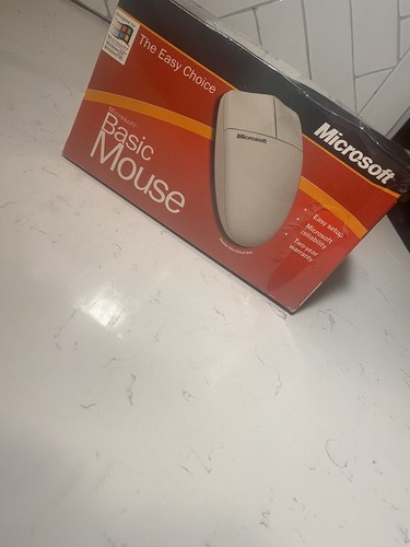 MICROSOFT WHITE BASIC MOUSE SERIES V1.0 WIN NT (PS/2) A50-00039 VINTAGE ...