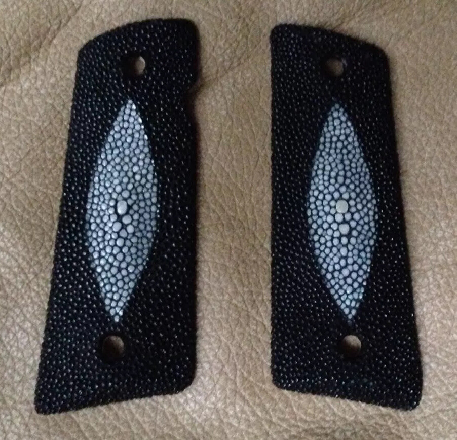 1911 PISTOL GRIPS STINGRAY HIDE, FULL SIZE, BOBTAIL, COMPACT, AMBI-CUT ...