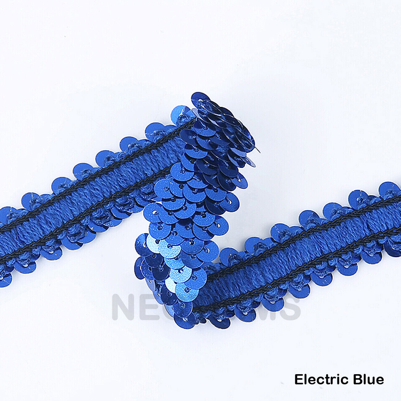 Stretch Sequin Elastic Trimming 2cm 20 Colors Washable Craft Costume ...