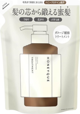 Honeyque Deep Repair Treatment Refill 400ml Aqua Blossom Honey ...
