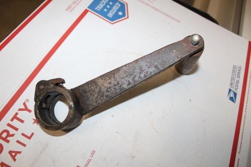 Antique Vintage Offset Ratcheting Hand Crank Starting Handle | eBay