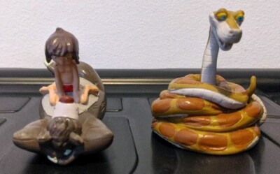 Vintage Applause Disney The Jungle Book Kaa the Snake & Mowgli Sitting ...