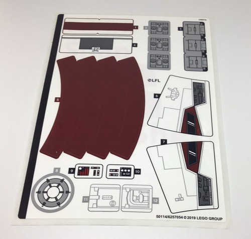 Lego 75244 Sticker Sheet Star Wars 50114 | eBay
