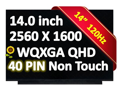 TL140ADXP02 TL140ADXP02-00 14" LCD Matrix Panel Display 2560x1600 165Hz ...