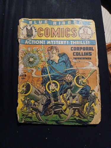 BLUE RIBBON COMICS #5 MLJ 1940 Charles Biro CLASSIC COVER Art Golden ...