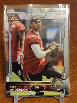 Dres Anderson 2015 Topps Chrome Football #169 San Francisco 49ers ...