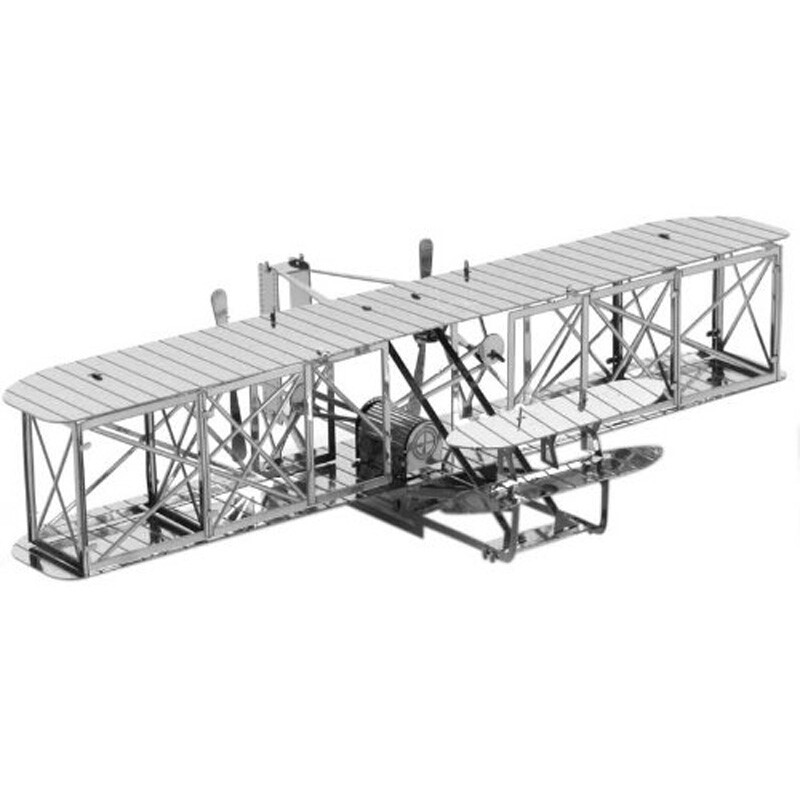 Metal Earth: Wright Brothers Airplane Build Your Own DIY Model Kit Fun ...