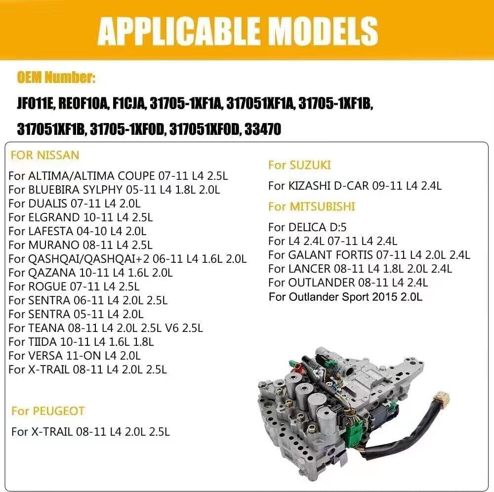 Nissan Cvt Valve Body Diagram