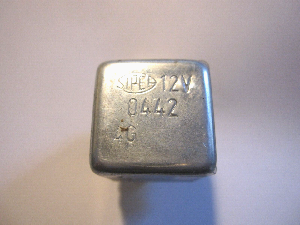FIAT 124 SPIDER X1/9 4 PIN NORMALLY OPEN 12 VOLT SIPEA RELAY | eBay