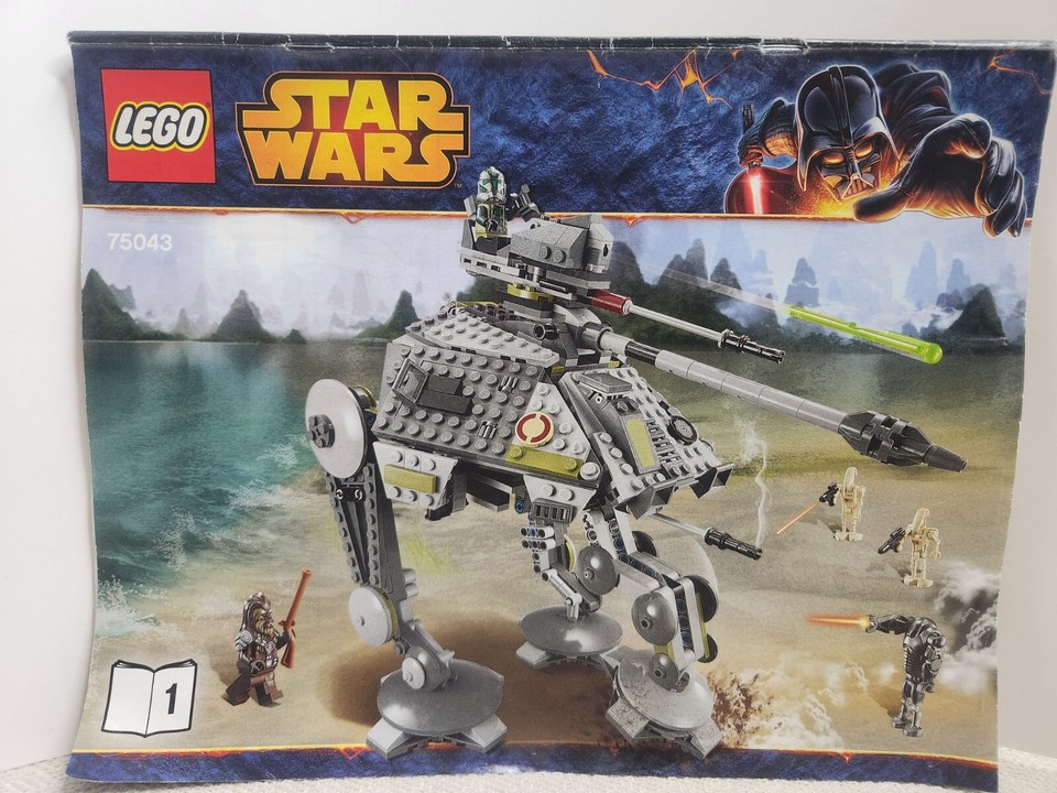 LEGO Star Wars: At-Ap (75043) 99% Complete With Minifigures and Books ...