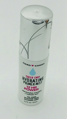 Hard Candy Sheer Envy Hydrating Primer Mist 12 Hour Power 2.2 Fl oz ...