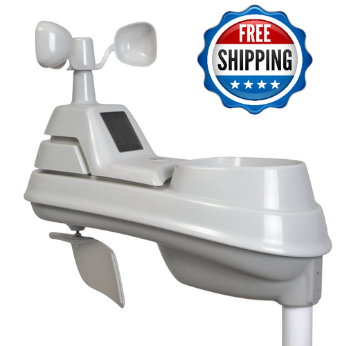 AcuRite Iris 5-in-1 Weather Sensor with Rain Gauge, Wind Speed ...