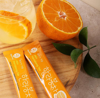 Hallabong tea from Jeju Island 25g x 15packs/ liquid stick/ Hallabong ...