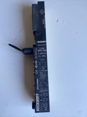 BECKHOFF Ethernet TCP/IP IL2301 B900-0000 | eBay