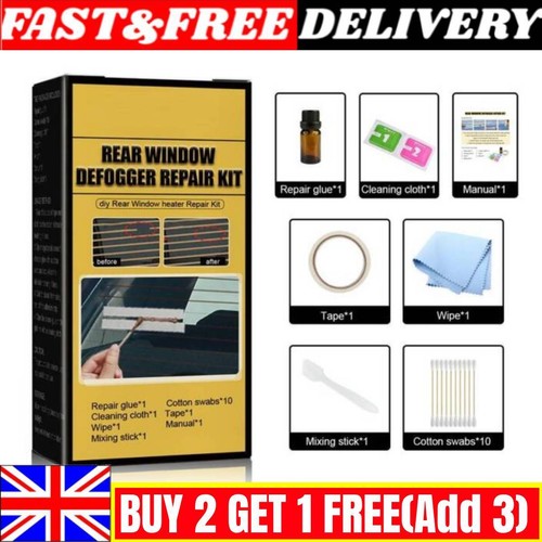 Car Rear Window Defogger Repair Kit DIY Quick Repair Scratched Broken ...