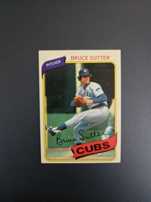 1980 Topps - Bruce Sutter #17 | eBay