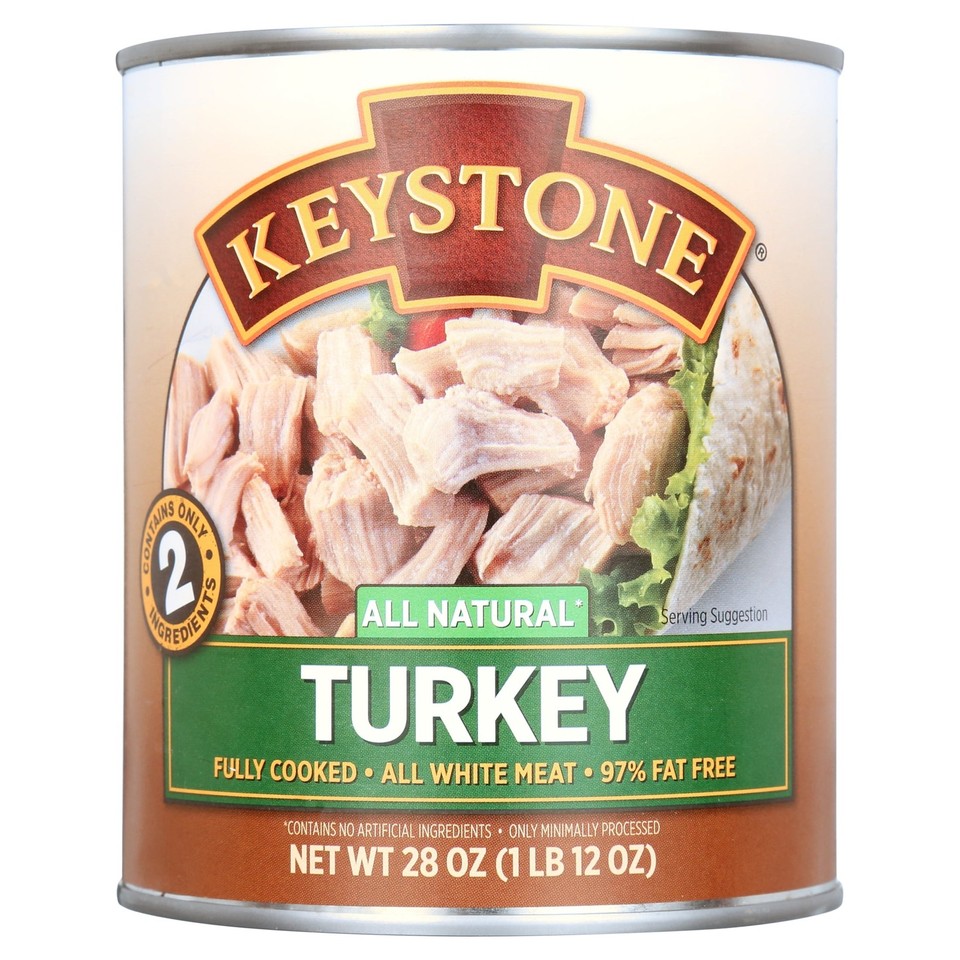 (4 pack) Keystone All Natural Turkey, 28 oz Can | eBay