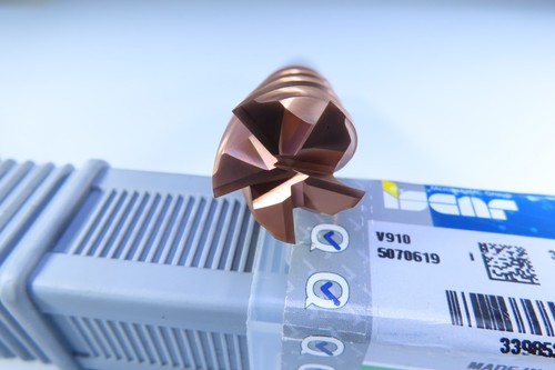 NEW 3/4" ISCAR ECI-5 .75 SOLID CARBIDE 5 FLUTE SQUARE CORNER MILLING ...