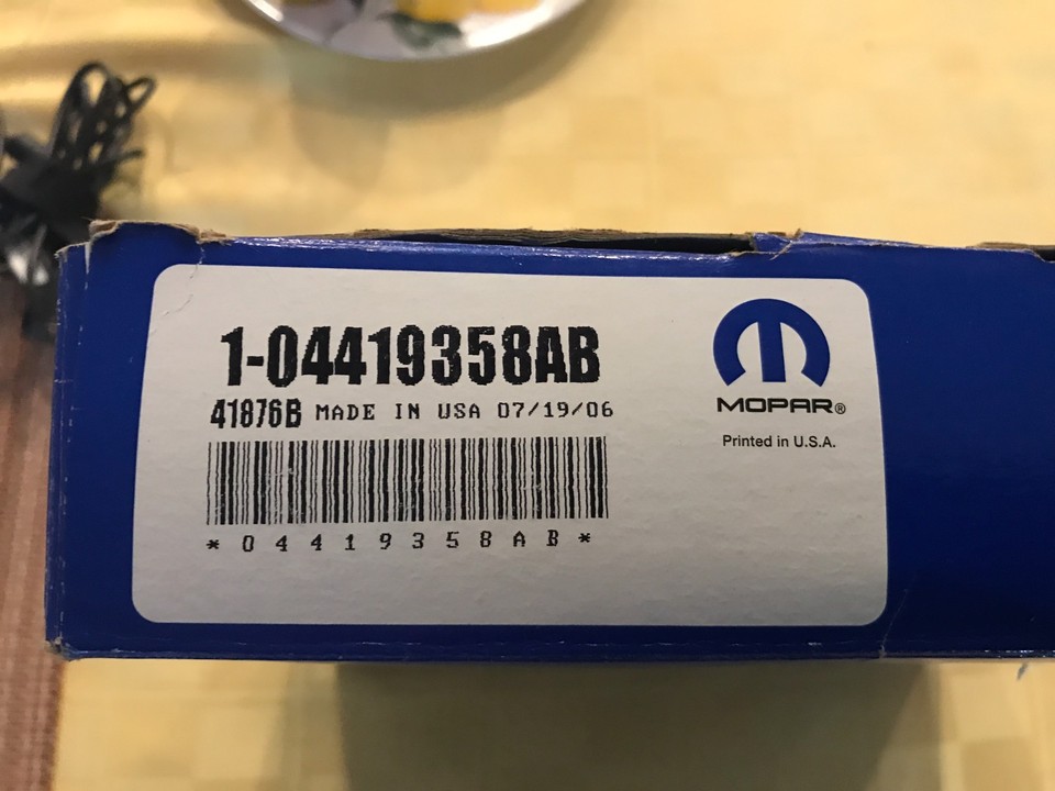 NOS - MADE IN USA -NEW MOPAR DODGE SPARK PLUG WIRE SET V-8 - 04419358AB ...